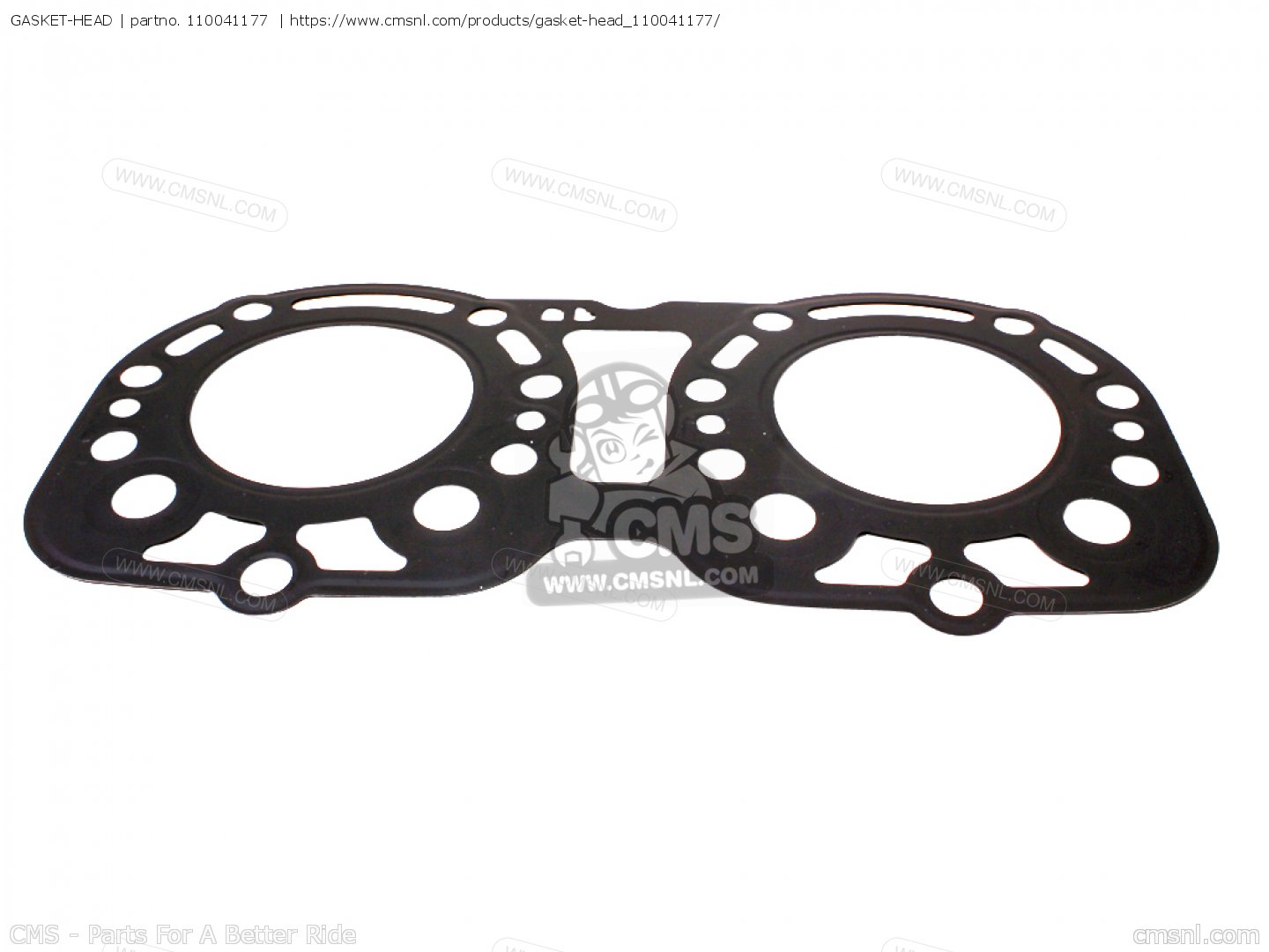 110041177: GASKET-HEAD (NAS) Kawasaki - buy the 11004-1177 at CMSNL