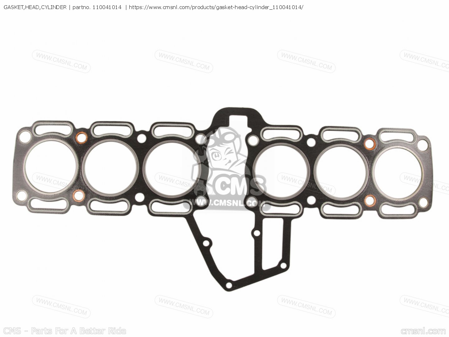 110041014: GASKET,HEAD,CYLINDER (MCA) Kawasaki - buy the 11004-1014 at ...