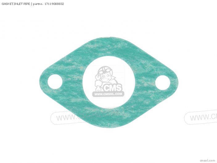 17119088832: GASKET,INLET PIPE Honda - buy the 17119-088-832 at CMSNL