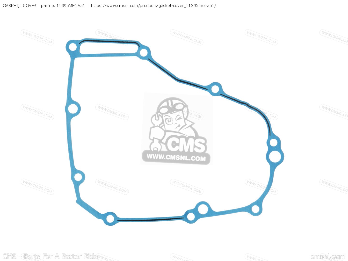 11395MENA51: Gasket,l Cover Honda - buy the 11395-MEN-A51 at CMSNL