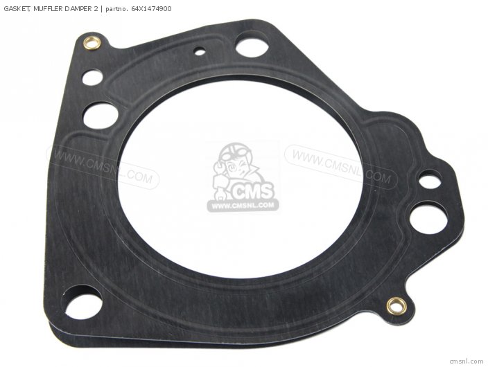 64X1474900: Gasket, Muffler Damper 2 (nas) Yamaha - buy the 64X-14749 ...