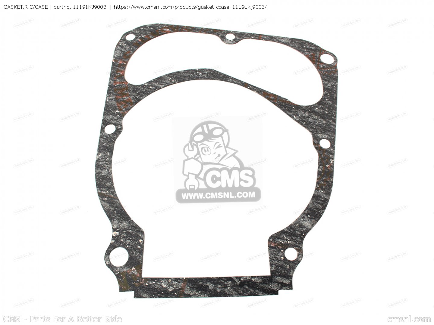 11191KJ9003: Gasket,r C/case (mca) Honda - buy the 11191-KJ9-003 at CMSNL