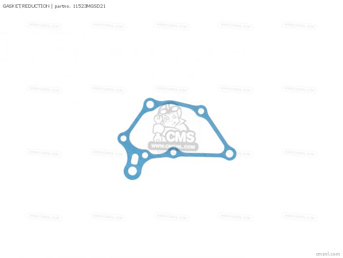 11523MGSD21: GASKET,REDUCTION Honda - buy the 11523-MGS-D21 at CMSNL