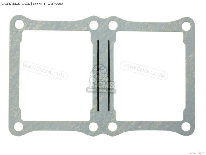 14132KV3950: GASKET,REED VALVE (NAS) Honda - buy the 14132-KV3-950 at CMSNL