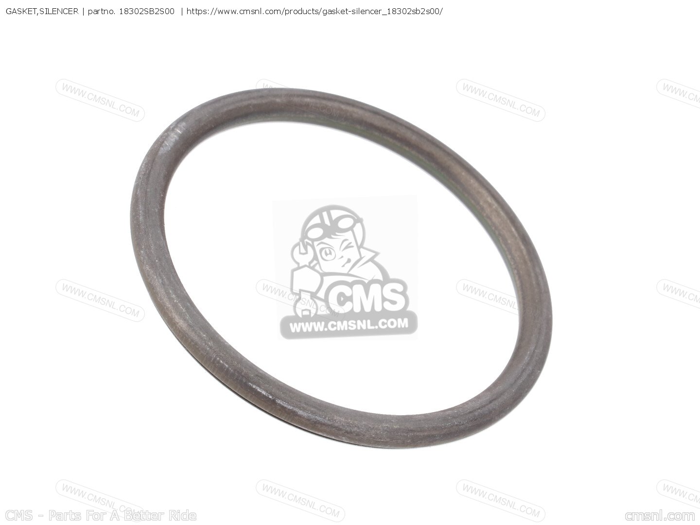 18302SB2S00: Gasket,silencer Honda - buy the 18302-SB2-S00 at CMSNL