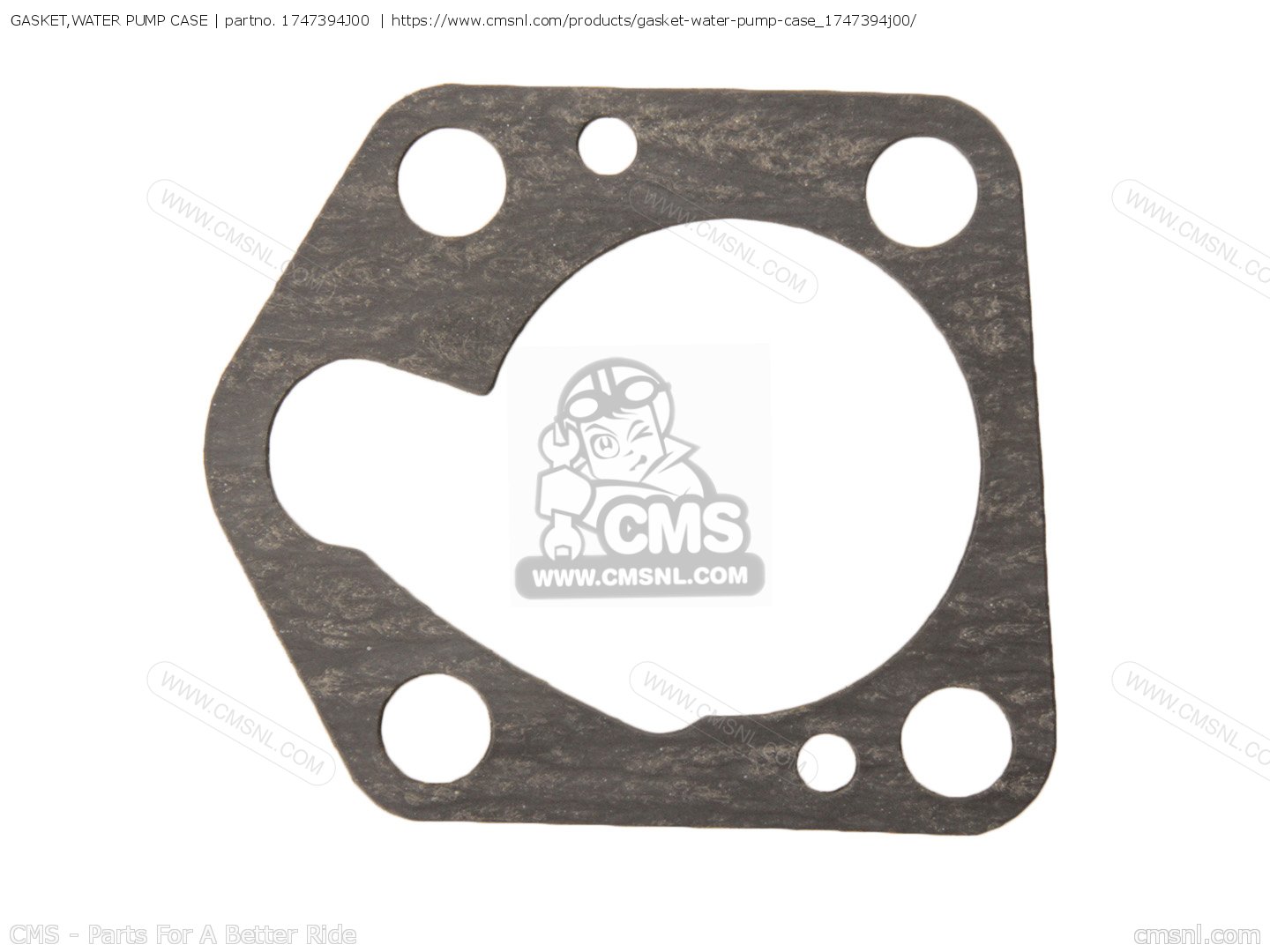 1747394J00: GASKET,WATER PUMP CASE (NAS) Suzuki - buy the 17473-94J00 ...