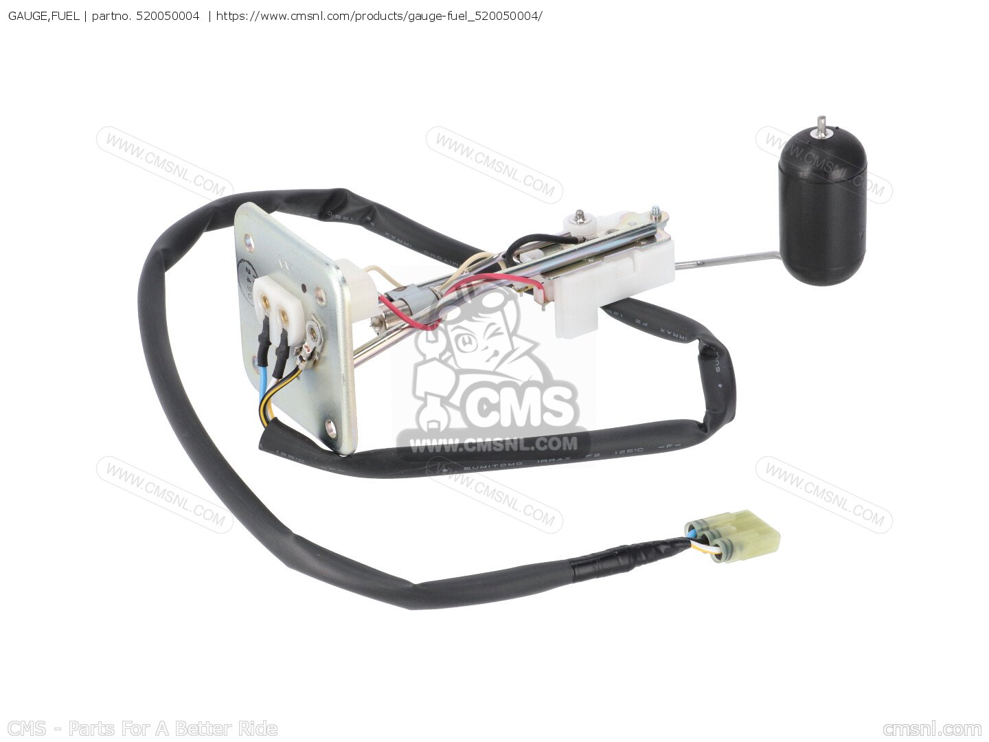 520050004: GAUGE,FUEL Kawasaki - buy the 52005-0004 at CMSNL