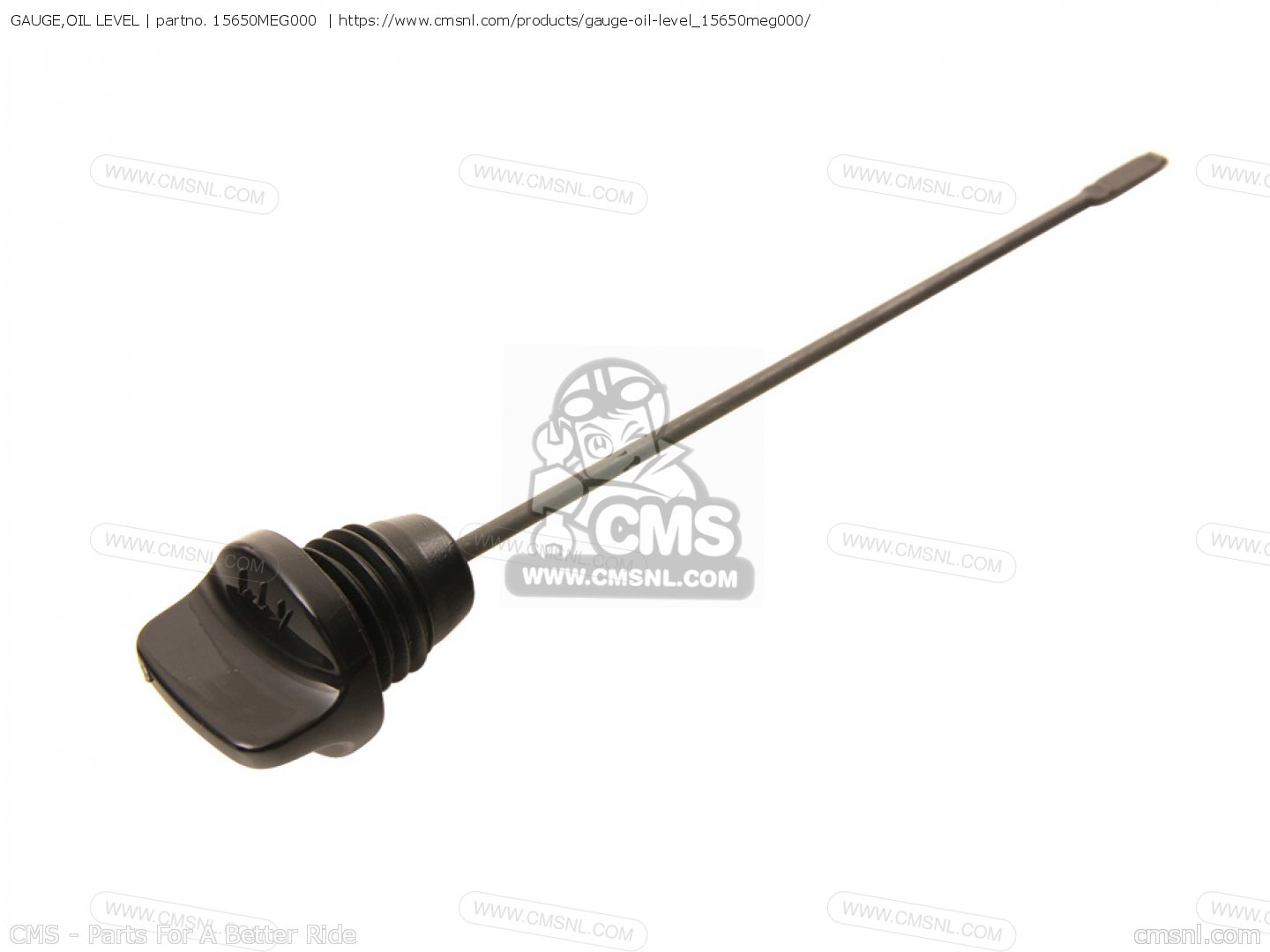 15650MEG000: GAUGE,OIL LEVEL Honda - buy the 15650-MEG-000 at CMSNL