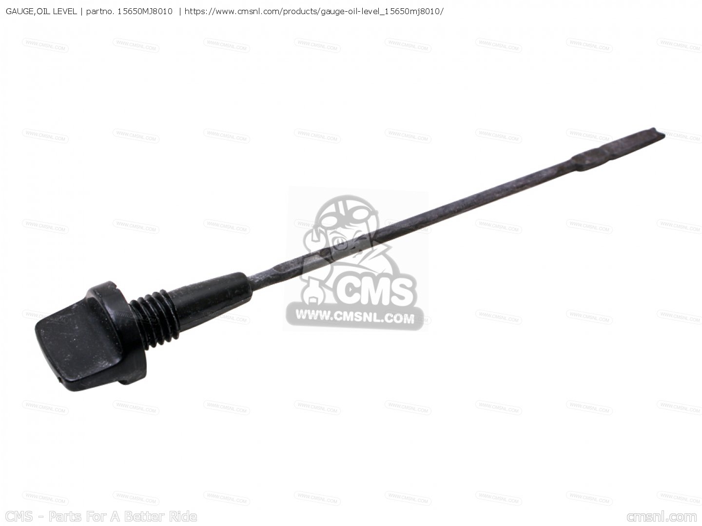 15650MJ8010: GAUGE,OIL LEVEL Honda - buy the 15650-MJ8-010 at CMSNL