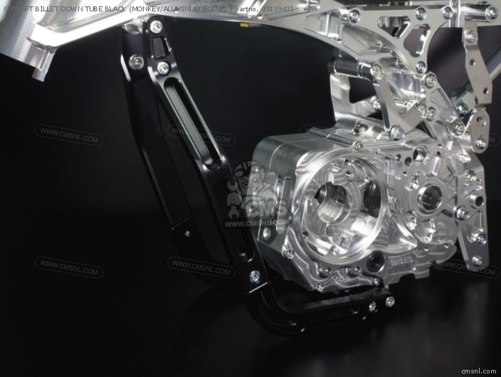 03139431: G-CRAFT BILLET DOWN TUBE BLACK (MONKEY/ALUMINUM FRAME) Kitaco ...