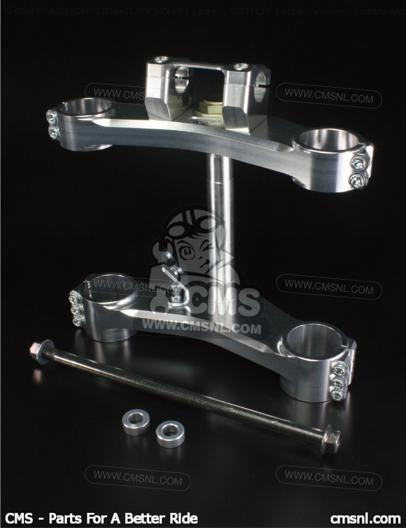 03131135: G-CRAFT GROM FORK STEM KIT FOR MONKEY Kitaco - buy the 031 ...