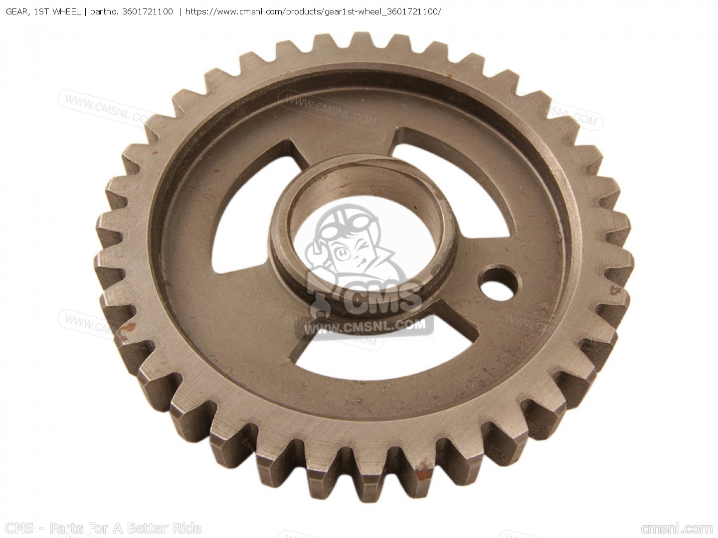 3601721100: GEAR, 1ST WHEEL Yamaha - buy the 360-17211-00-00 at CMSNL