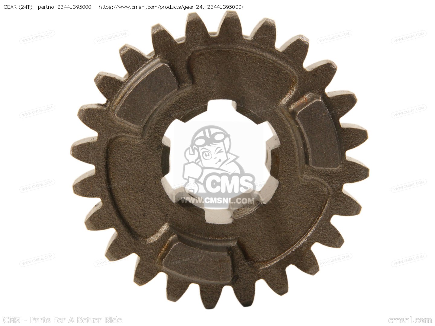 23441395000: GEAR (24T) Honda - buy the 23441-395-000 at CMSNL