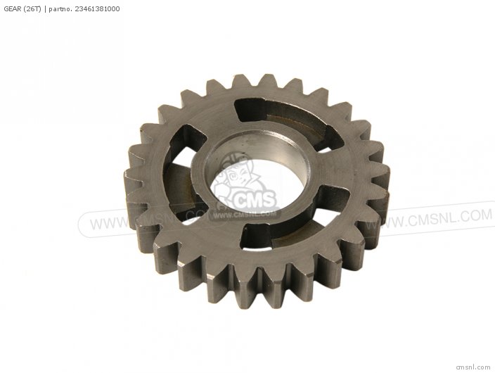 23461381000: GEAR (26T) Honda - buy the 23461-381-000 at CMSNL