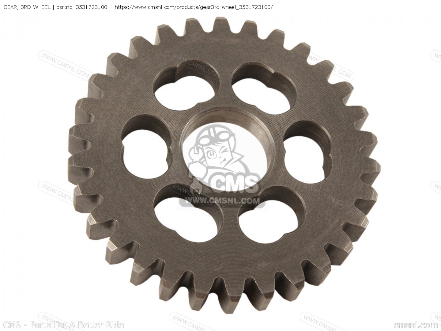 GEAR, 3RD WHEEL for Yamaha - order at CMSNL