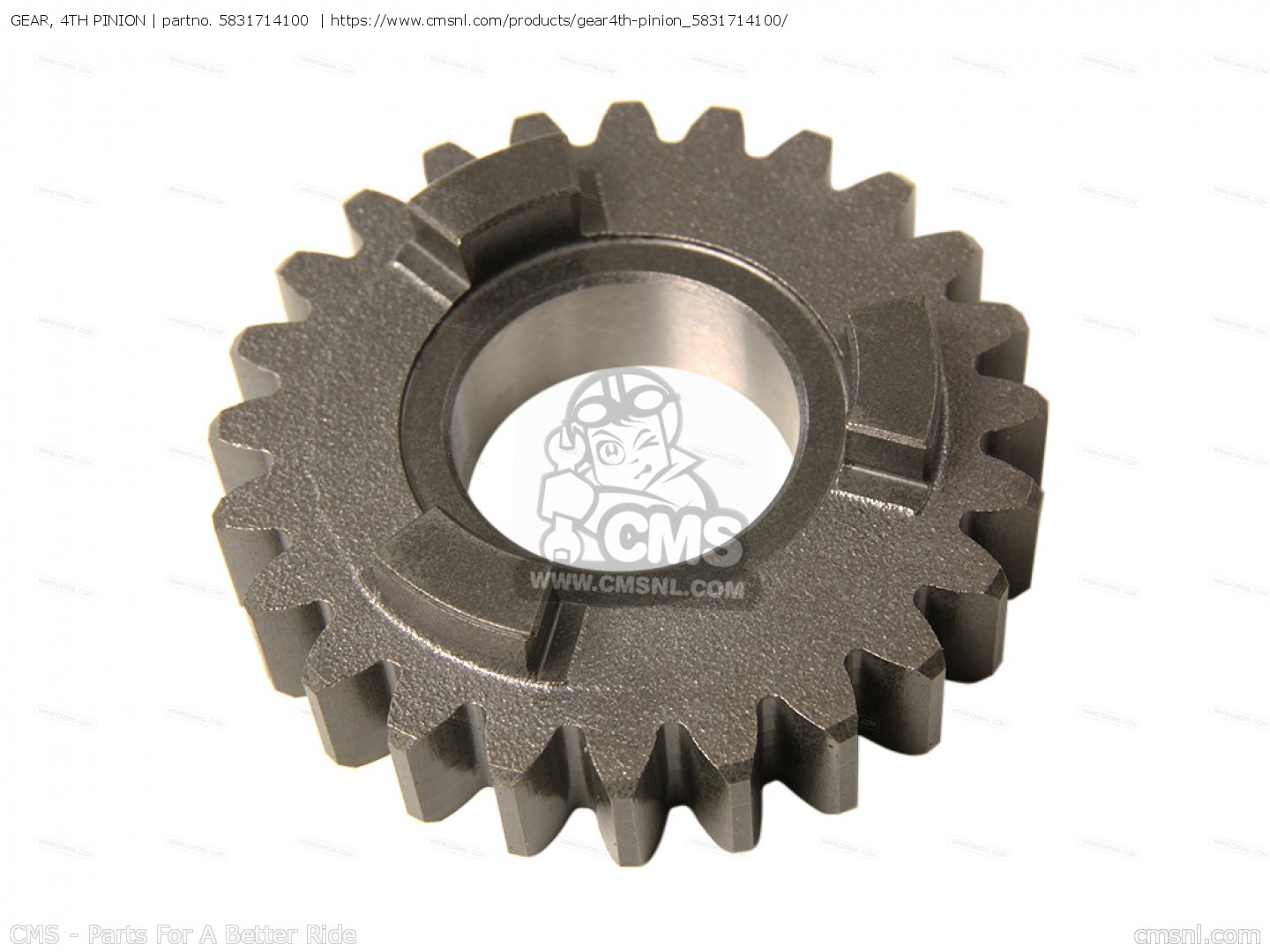 GEAR, 4TH PINION for Yamaha - order at CMSNL