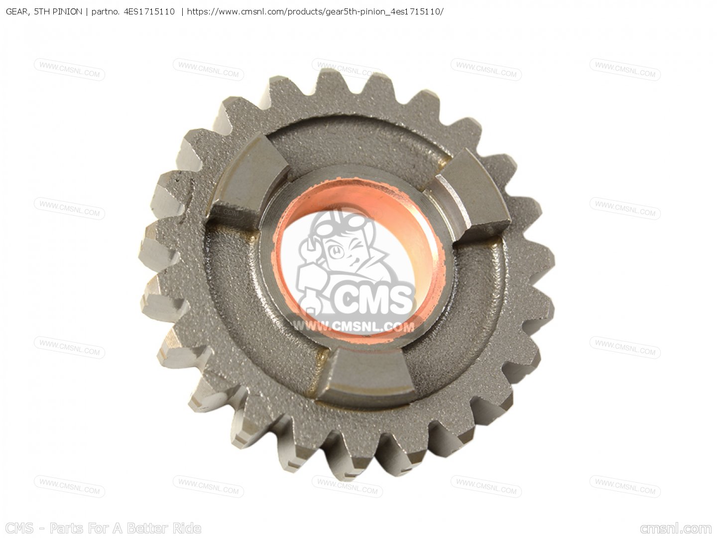 4ES1715110: GEAR, 5TH PINION Yamaha - buy the 4ES-17151-10-00 at CMSNL
