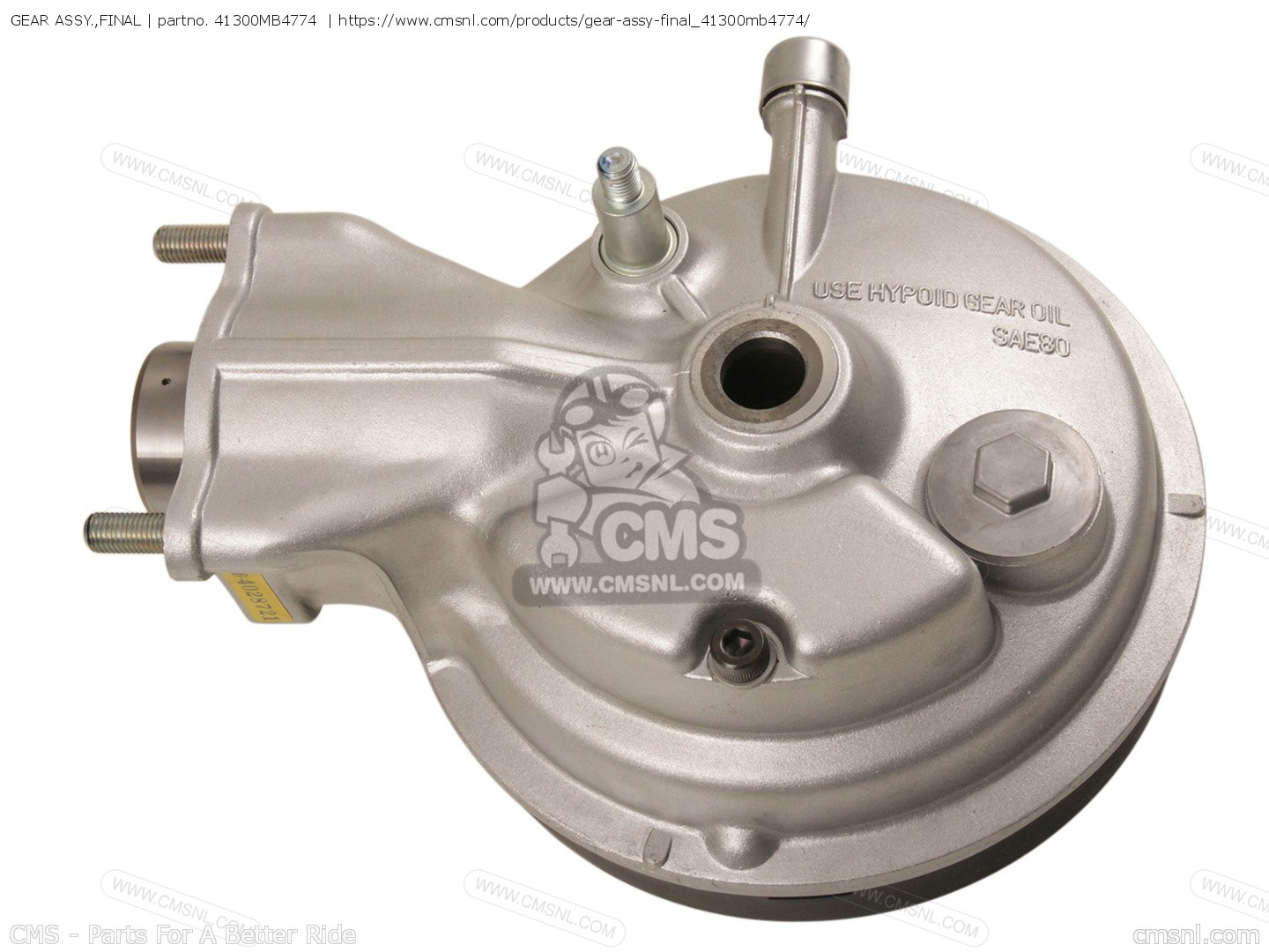 41300MB4774: GEAR ASSY.,FINAL Honda - buy the 41300-MB4-774 at CMSNL