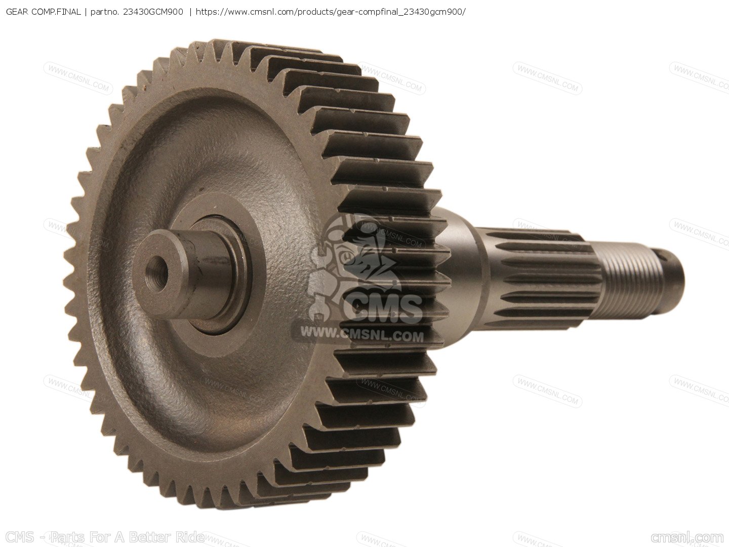 23430GCM900: Gear Comp.final Honda - buy the 23430-GCM-900 at CMSNL