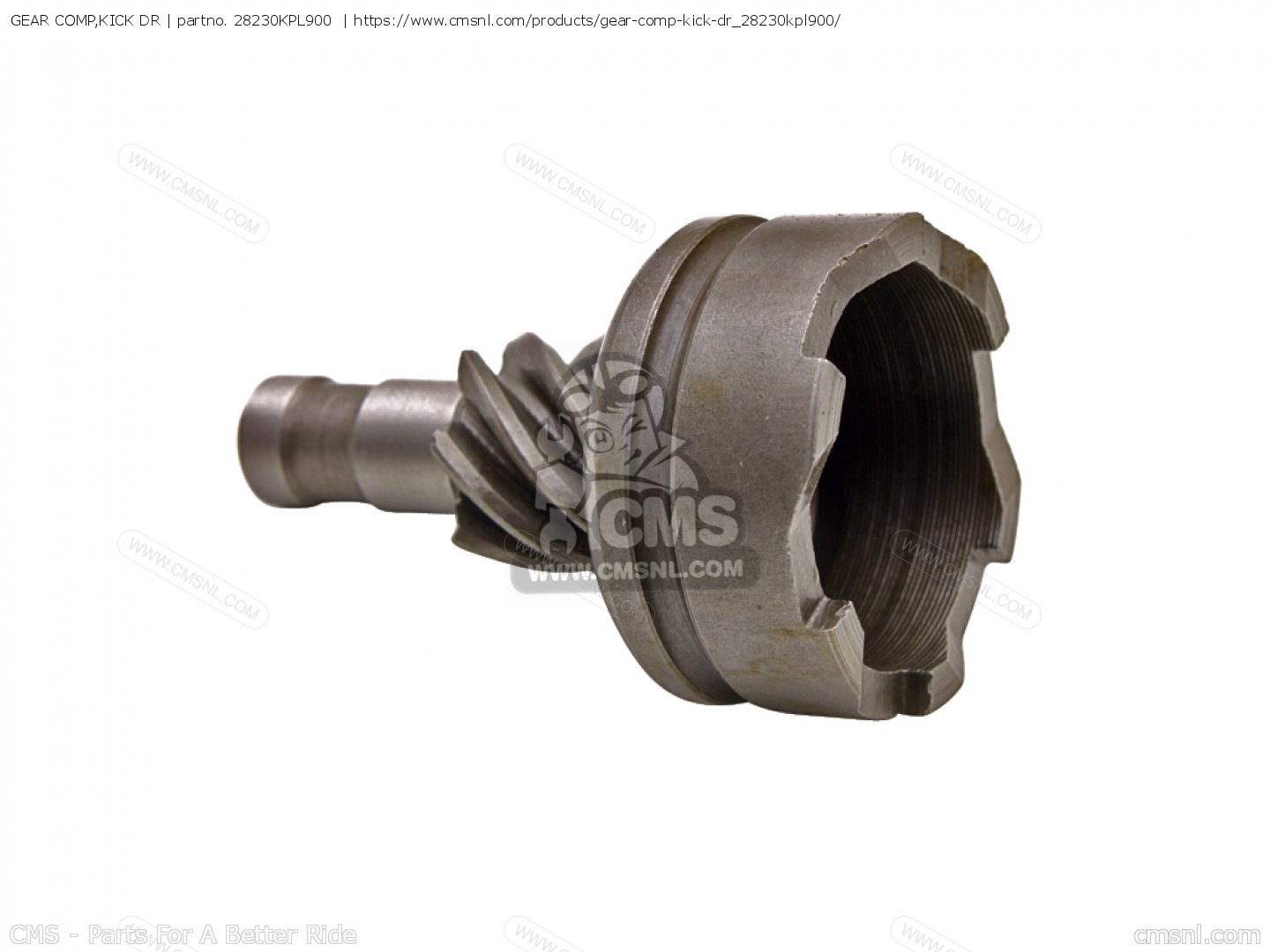 28230KPL900: GEAR COMP,KICK DR Honda - buy the 28230-KPL-900 at CMSNL