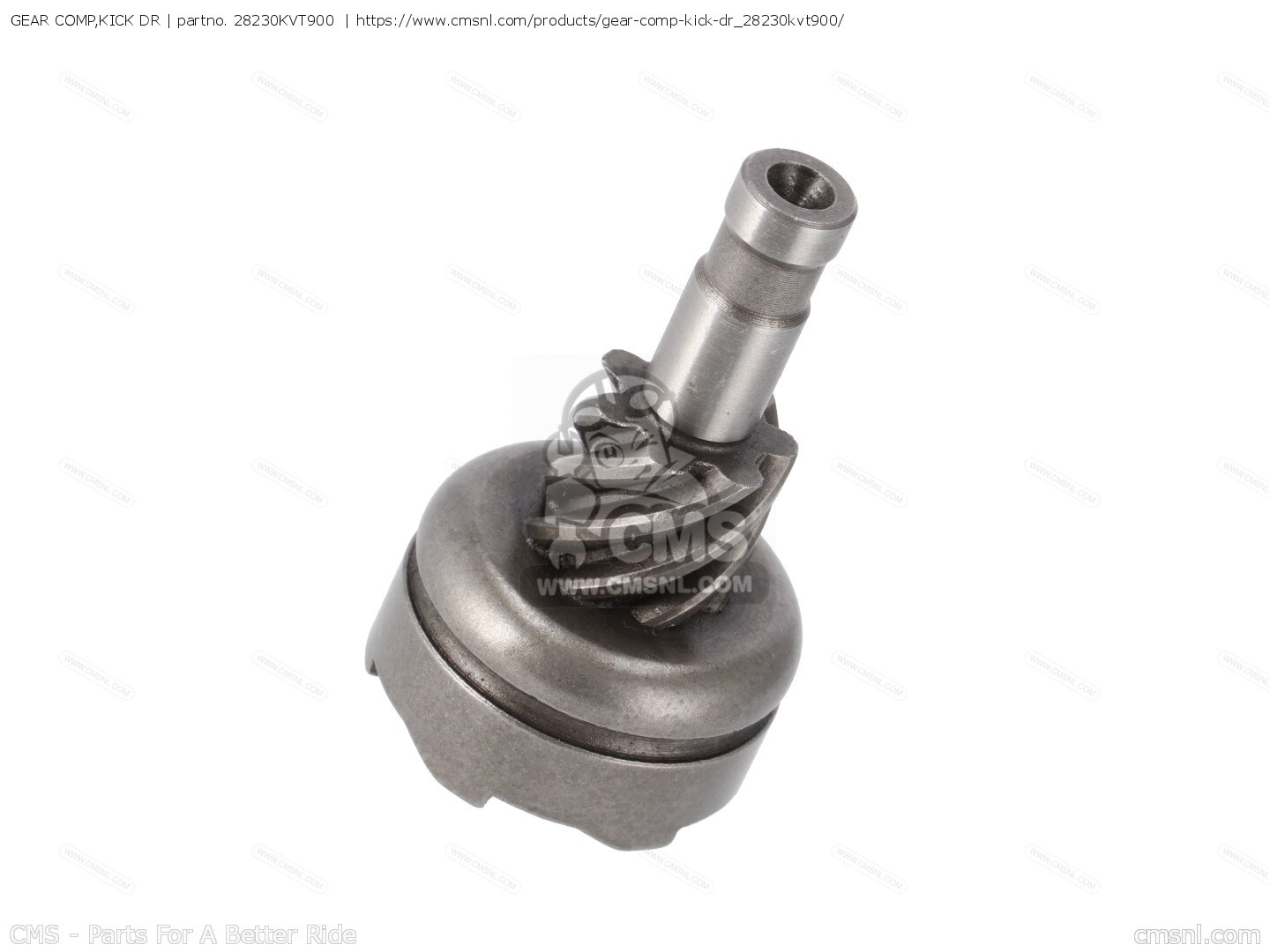 28230KVT900: GEAR COMP,KICK DR Honda - buy the 28230-KVT-900 at CMSNL