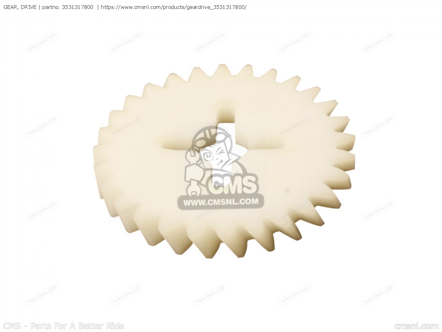 3531317800: GEAR, DRIVE Yamaha - buy the 353-13178-00-00 at CMSNL 3531317800: GEAR, DRIVE Yamaha - buy the 353-13178-00-00 at CMSNL