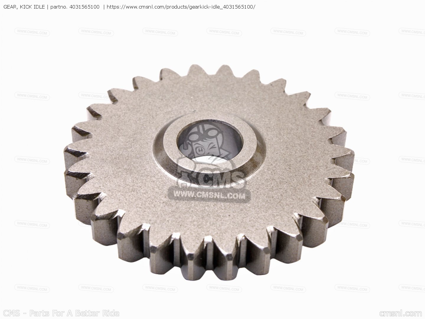 4031565100: GEAR, KICK IDLE Yamaha - buy the 403-15651-00-00 at CMSNL
