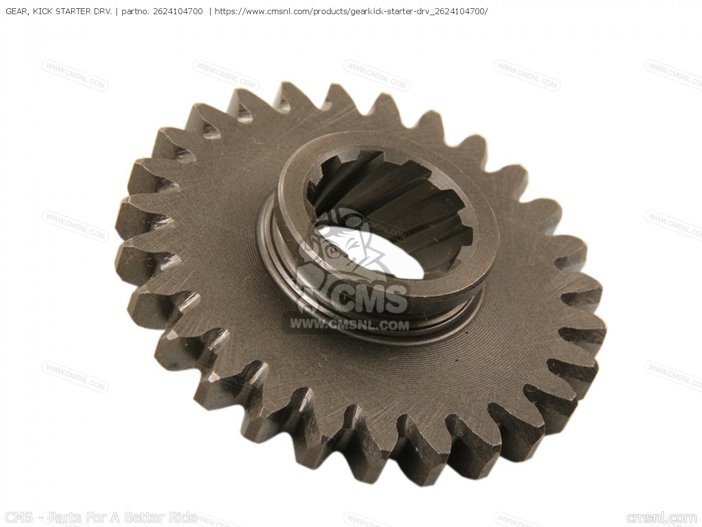 2624104700: GEAR, KICK STARTER DRV. Suzuki - buy the 26241-04700 at CMSNL