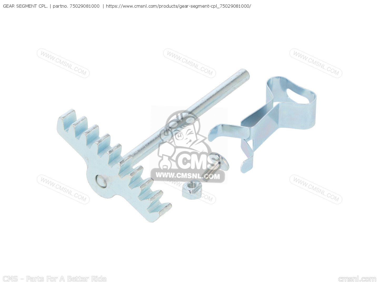 75029081000: GEAR SEGMENT CPL. KTM - buy the 75029081000 at CMSNL