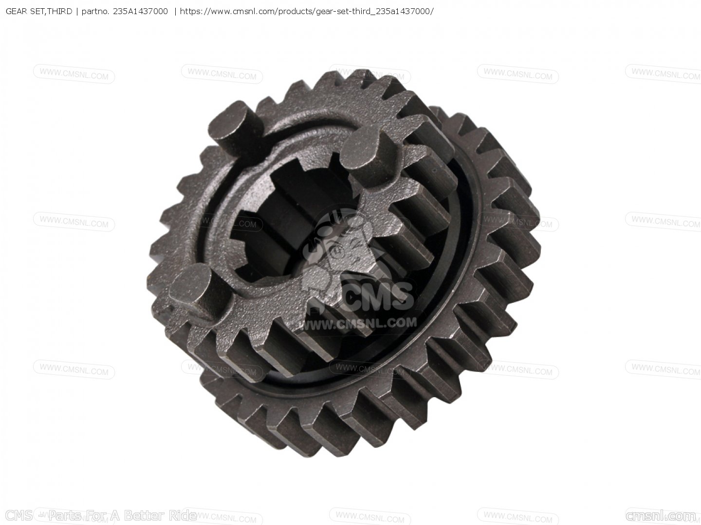 235A1437000: GEAR SET,THIRD Honda - buy the 235A1-437-000 at CMSNL