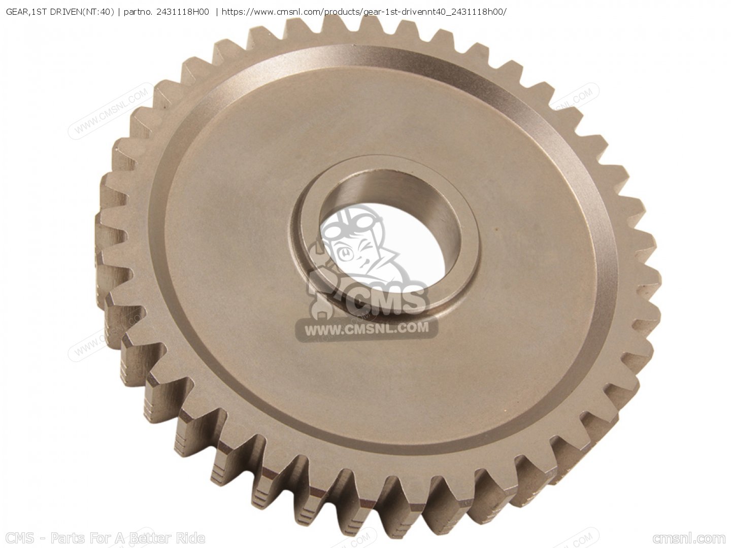 2431118H00: GEAR,1ST DRIVEN(NT:40) Suzuki - buy the 24311-18H00 at CMSNL