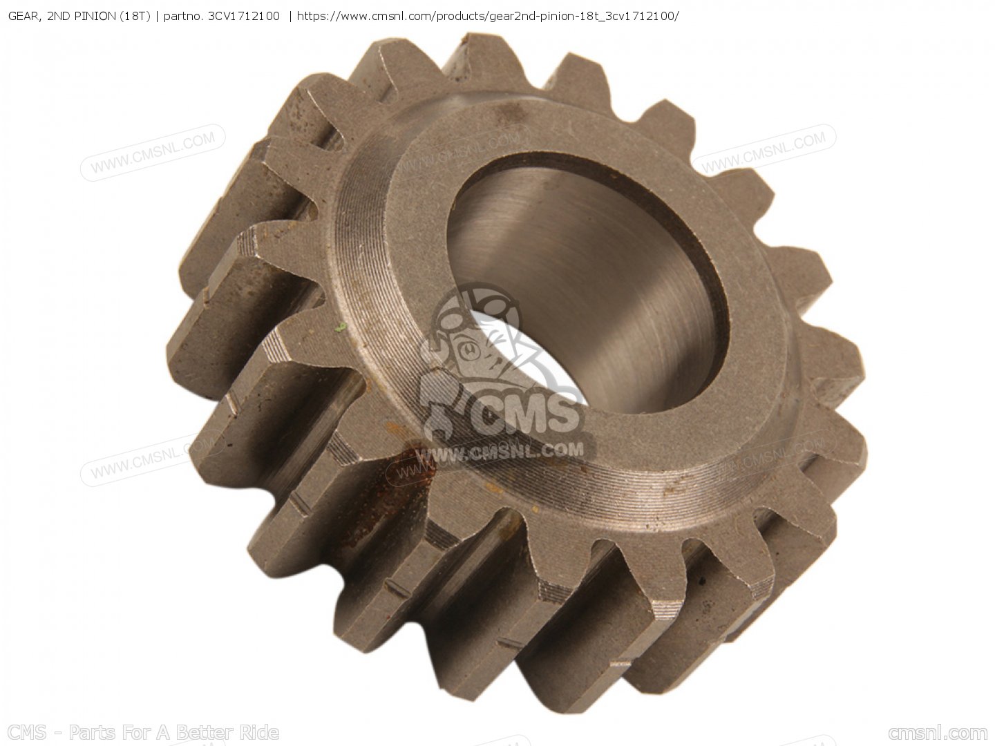 3CV1712100: Gear, 2nd Pinion (18t) Yamaha - buy the 3CV-17121-00-00 at ...