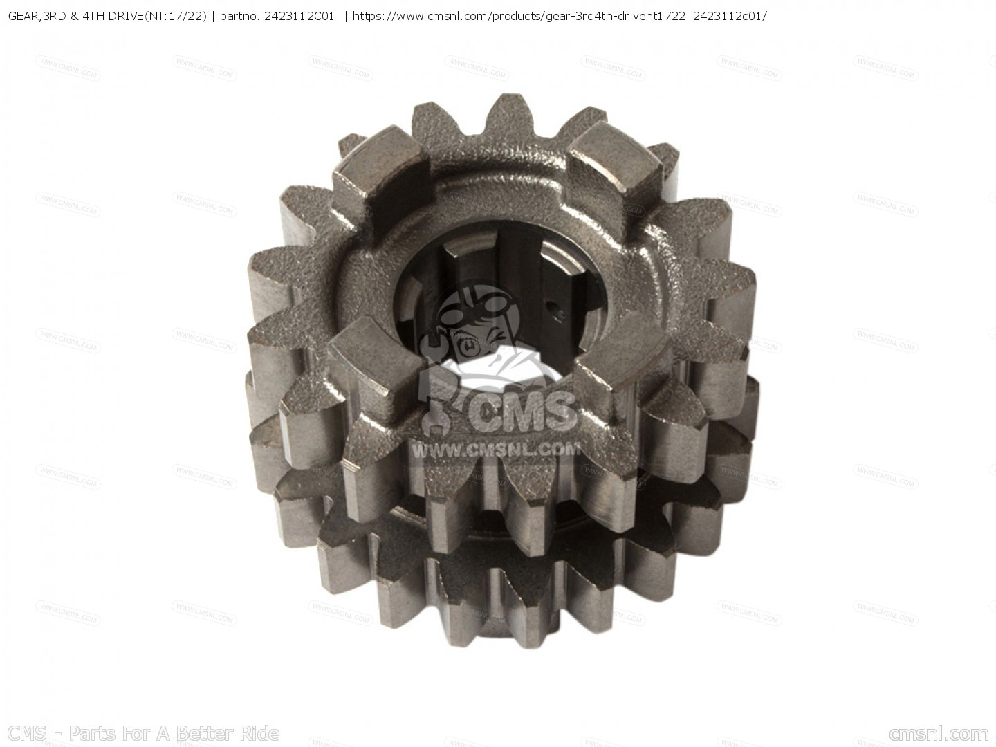 GEAR,3RD & 4TH DRIVE(NT:17/22) for Suzuki - order at CMSNL