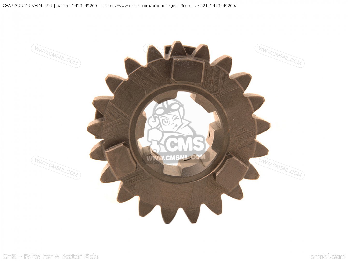 GEAR,3RD DRIVE(NT:21) for Suzuki - order at CMSNL