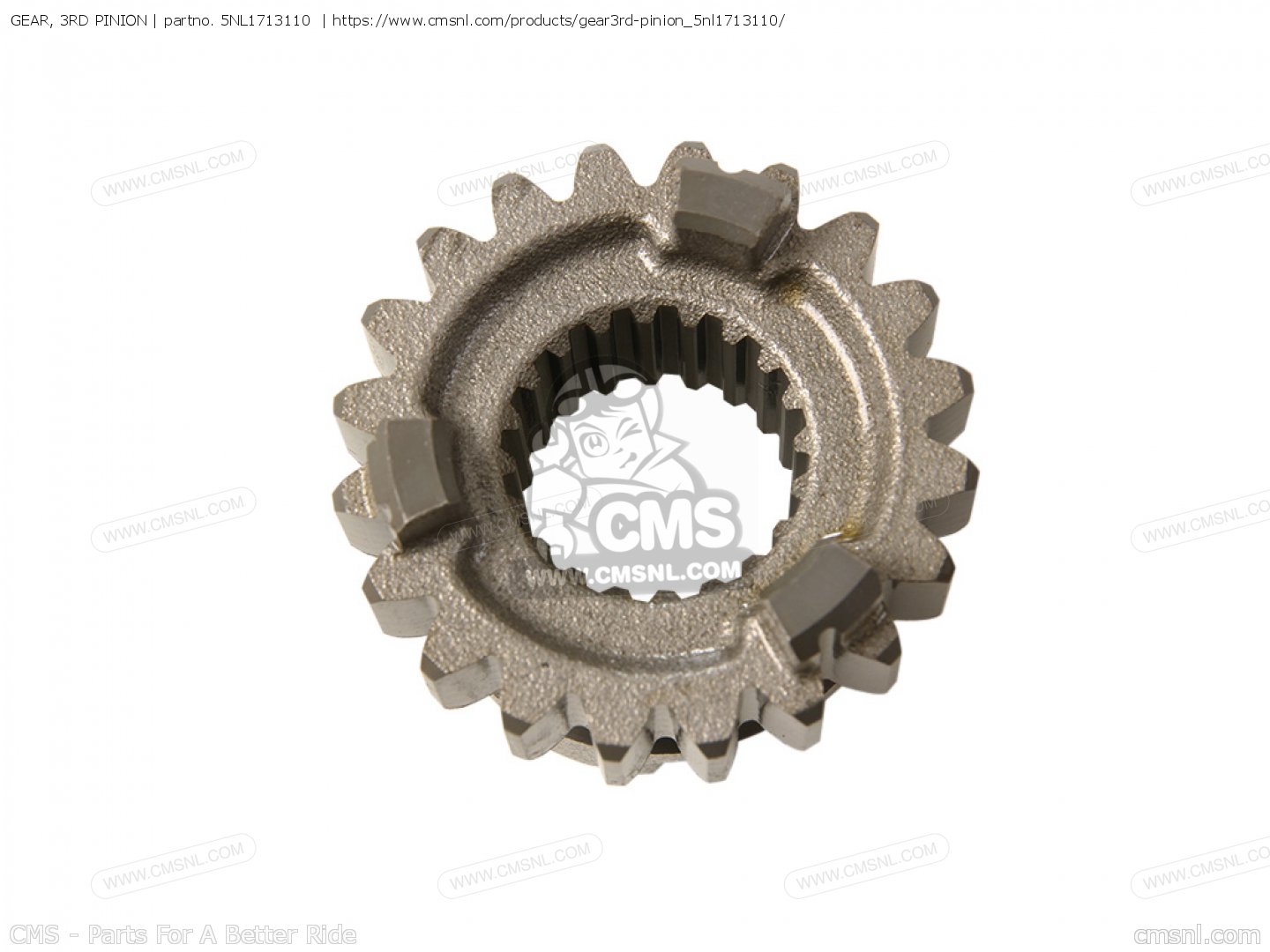 5NL1713110: Gear, 3rd Pinion Yamaha - buy the 5NL-17131-10-00 at CMSNL