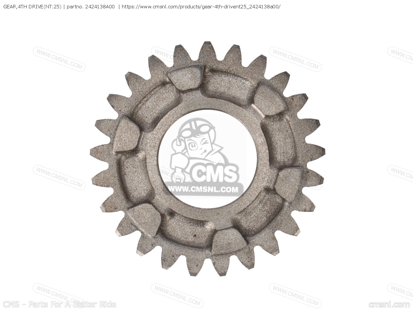 GEAR,4TH DRIVE(NT:25) for Suzuki - order at CMSNL