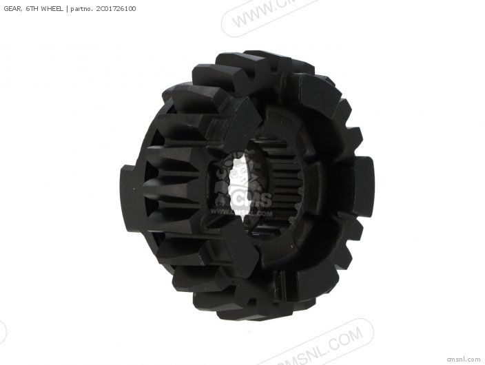 2C01726100: Gear, 6th Wheel Yamaha - buy the 2C0-17261-00-00 at CMSNL
