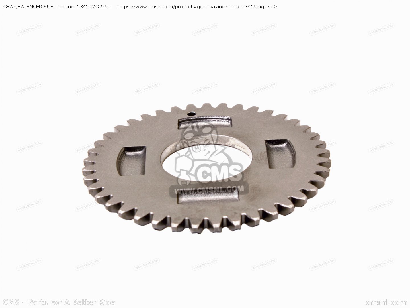 13419MG2790: GEAR,BALANCER SUB Honda - buy the 13419-MG2-790 at CMSNL