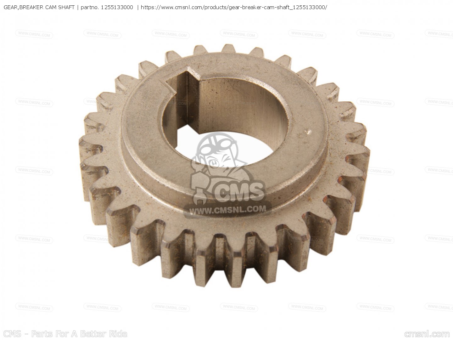 1255133000: GEAR,BREAKER CAM SHAFT Suzuki - buy the 12551-33000 at CMSNL