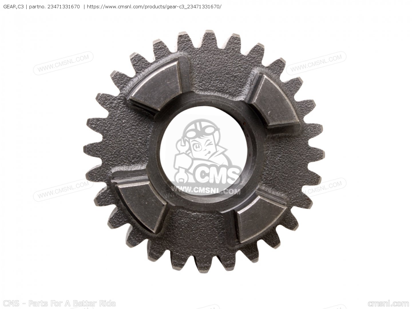 23471331670: GEAR,C3 Honda - buy the 23471-331-670 at CMSNL