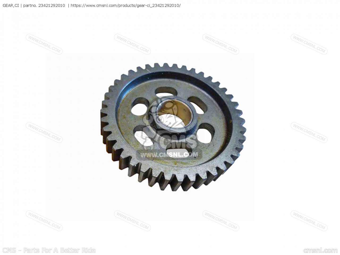 GEAR,CI for CL450 SCRAMBLER 1970 K3 USA - order at CMSNL