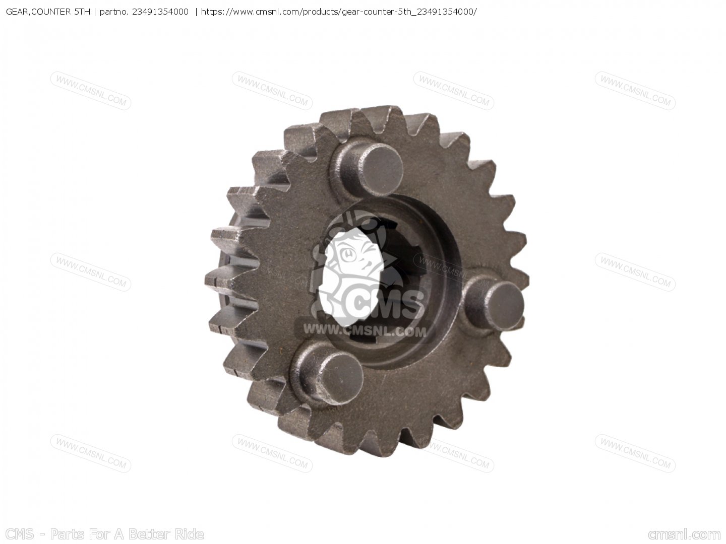 GEAR,COUNTER 5TH for CB200T 1976 USA - order at CMSNL