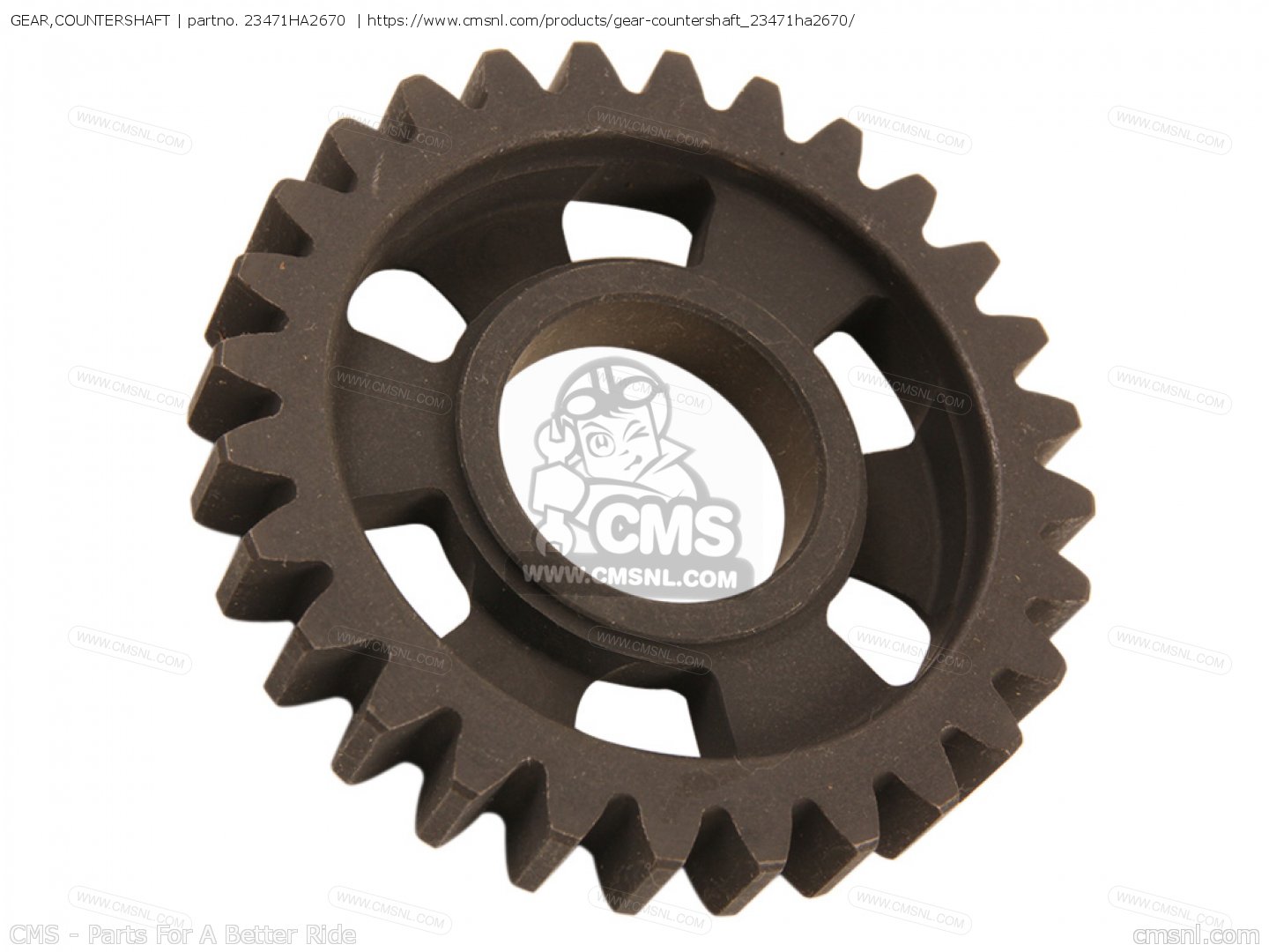 23471HA2670: GEAR,COUNTERSHAFT Honda - buy the 23471-HA2-670 at CMSNL