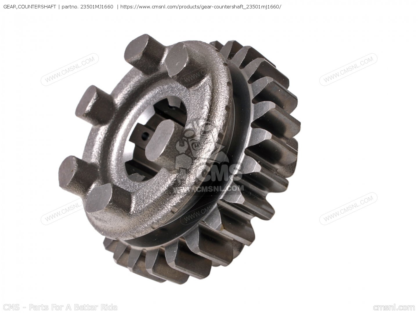 23501MJ1660: GEAR,COUNTERSHAFT Honda - buy the 23501-MJ1-660 at CMSNL