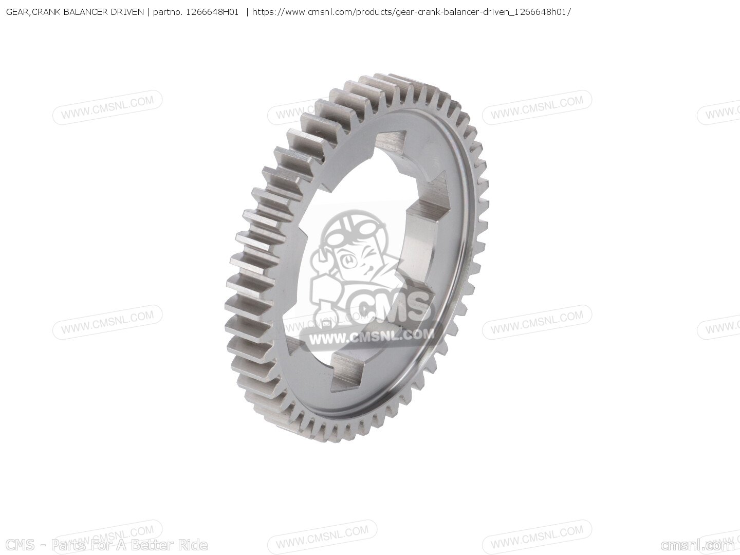 1266648H01: GEAR,CRANK BALANCER DRIVEN Suzuki - buy the 12666-48H01 at ...