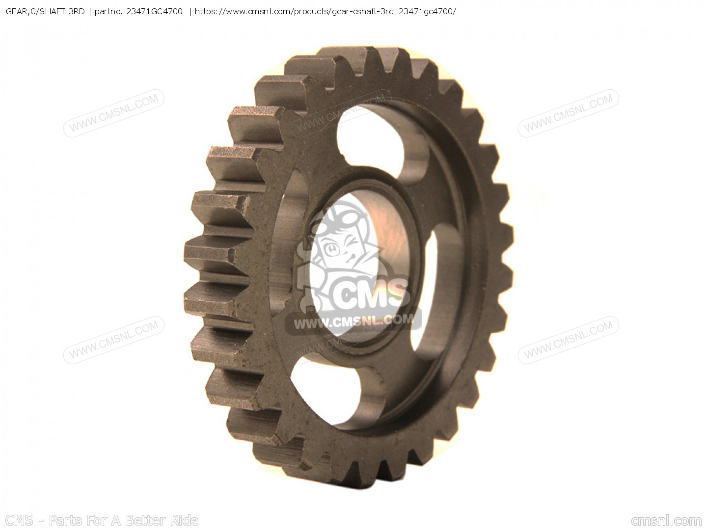 23471GC4700: GEAR,C/SHAFT 3RD Honda - buy the 23471-GC4-700 at CMSNL