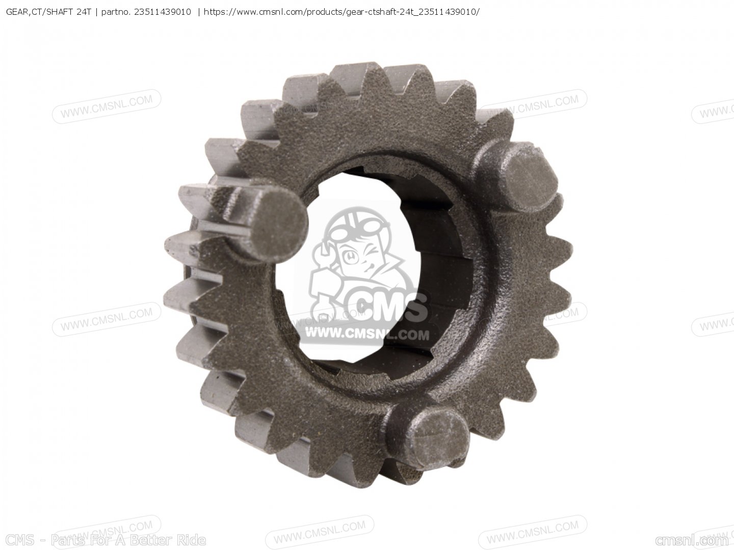 23511439010: GEAR,CT/SHAFT 24T Honda - buy the 23511-439-010 at CMSNL