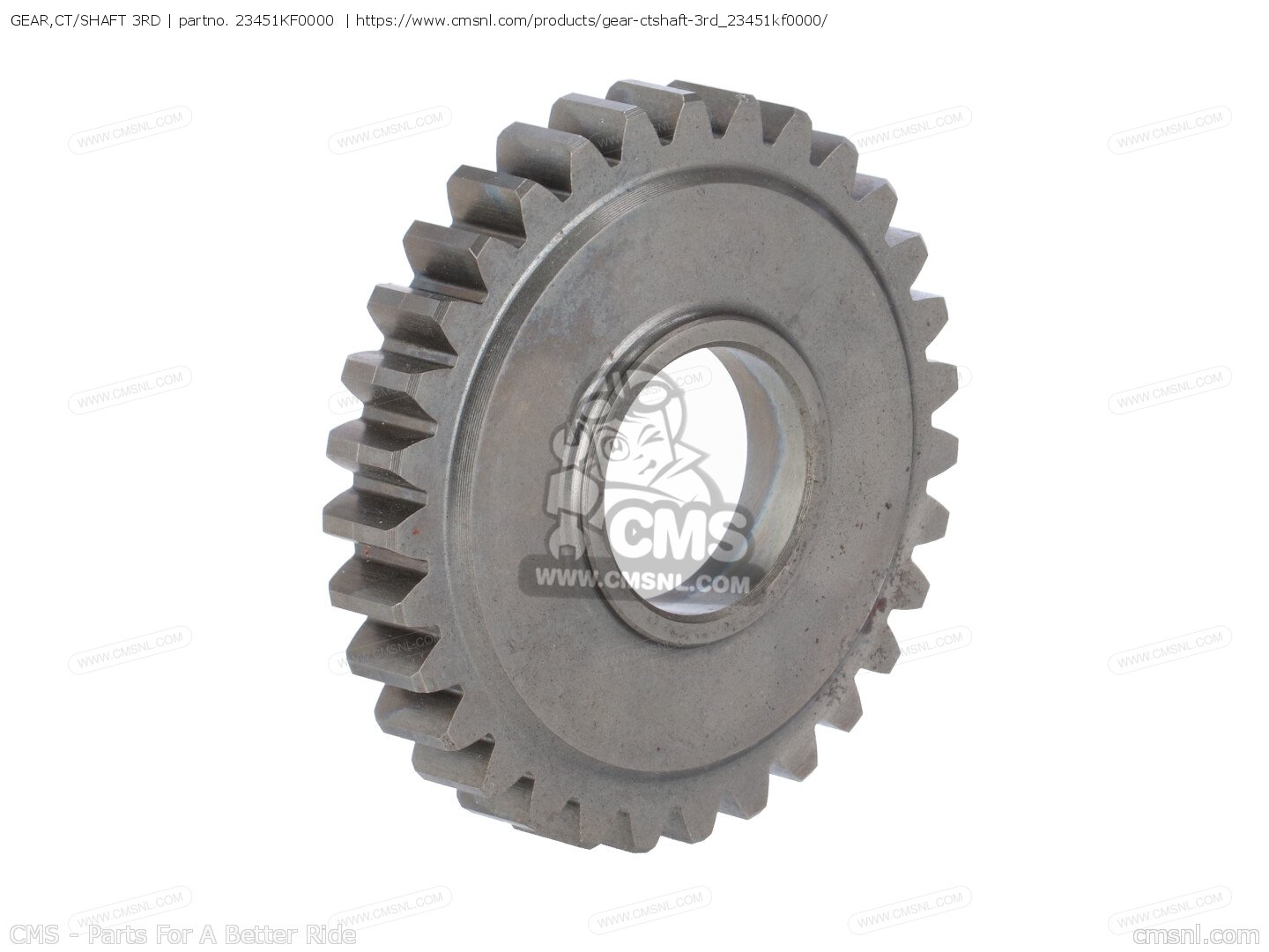 23451KF0000: GEAR,CT/SHAFT 3RD Honda - buy the 23451-KF0-000 at CMSNL
