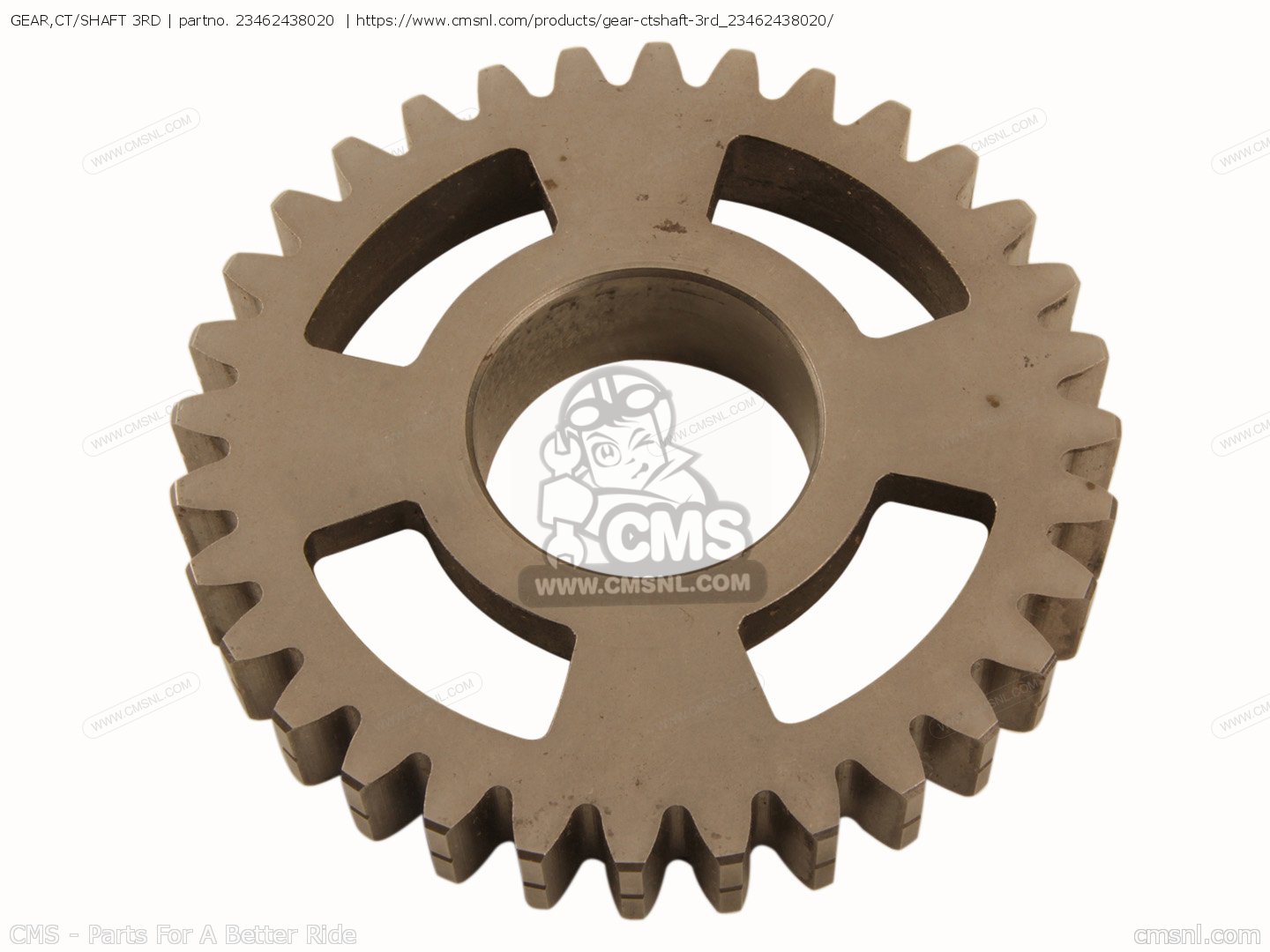 23462438020: GEAR,CT/SHAFT 3RD Honda - buy the 23462-438-020 at CMSNL