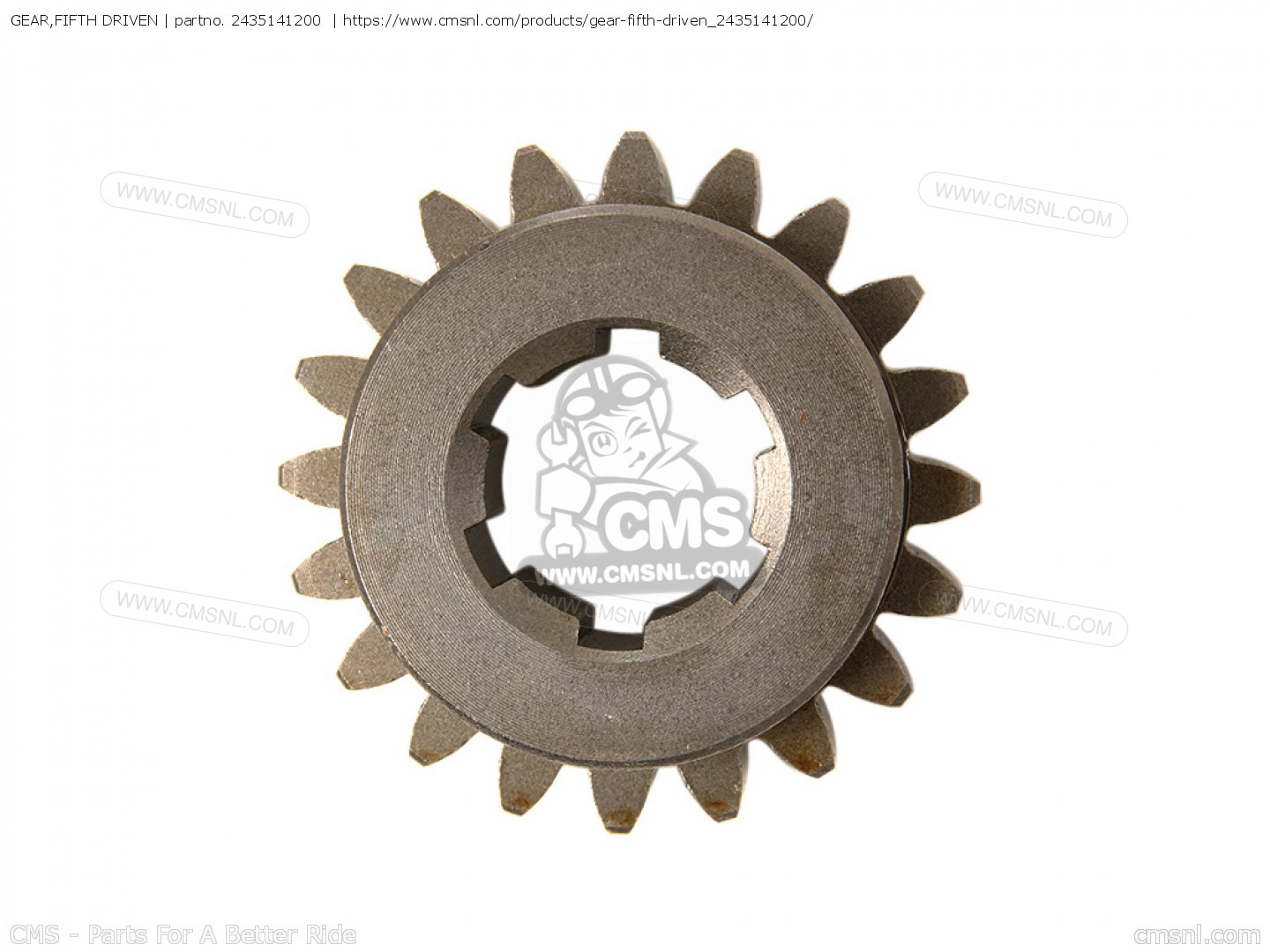GEAR,FIFTH DRIVEN for RM370 1977 (B) USA (E03) - order at CMSNL